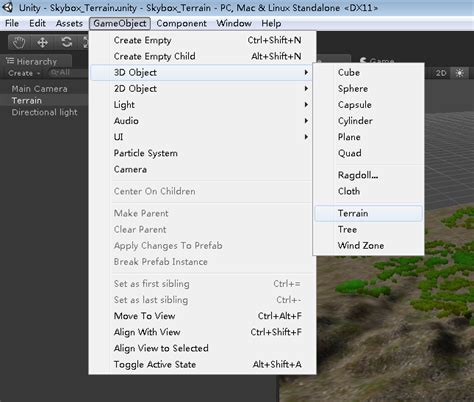 【unity3d】地形和天空盒子 terrain width和terrain length都设置为200 csdn博客