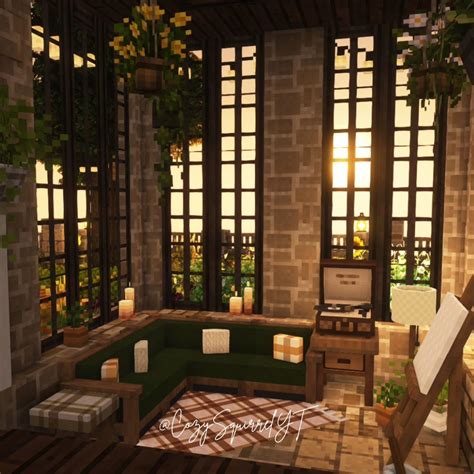 Cozy Cabin Cozy Cottage Interior Minecraft Build Java Edition