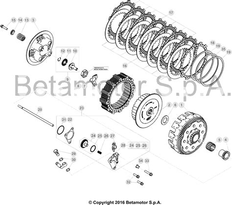 03 Primary Gear Cplclutch Beta Genuine