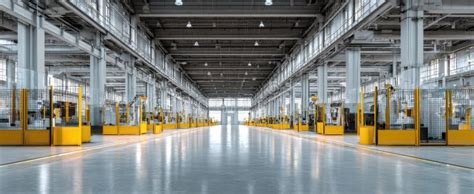The Modern Industrial Factory Showcasing Advanced Robotic Technology