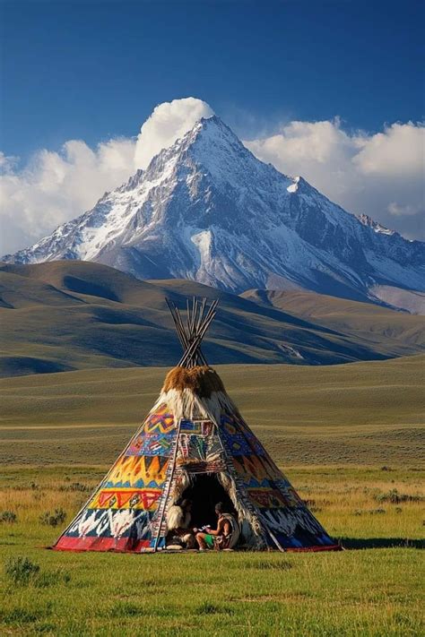 Tepee Landschappen Tipi Fotografie