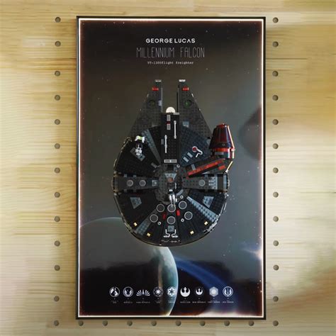 Display Frame For Lego® Star Wars™ Dark Millennium Falcon 75389
