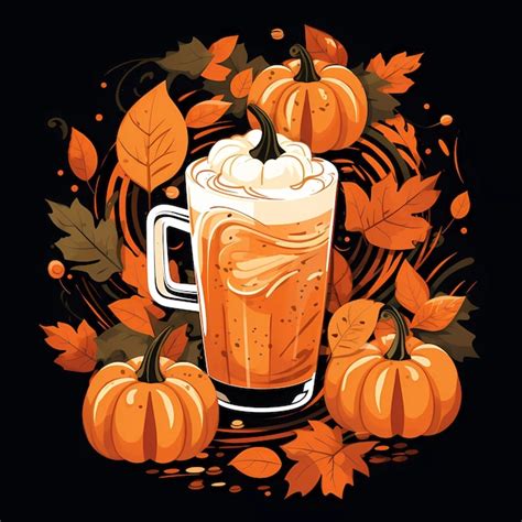 Premium Vector Pumpkinspice Premium Vector Pumpkinspice