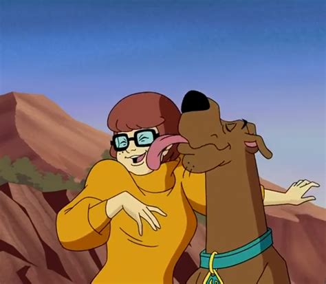 Scooby Gives Velma Kisses By Abe4576 On Deviantart