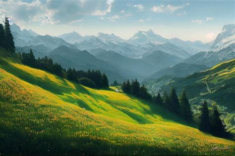 Landscape Nature Field Hills