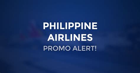 2024 Philippine Airlines Promo Fare Seat Sale Tickets 2024 To 2025
