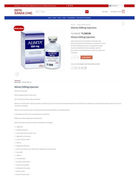 Alimta 500mg Injectionpdf