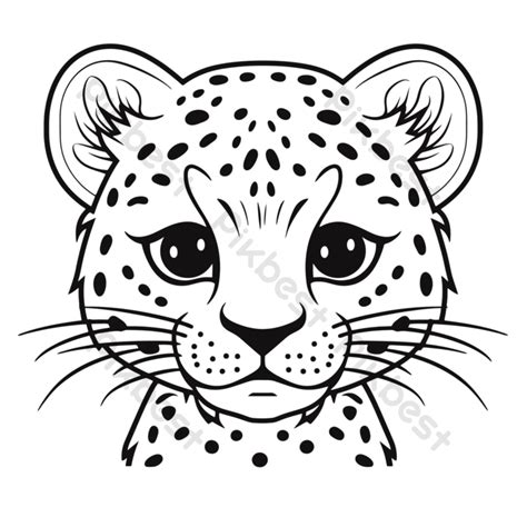Jaguar Head Coloring Page