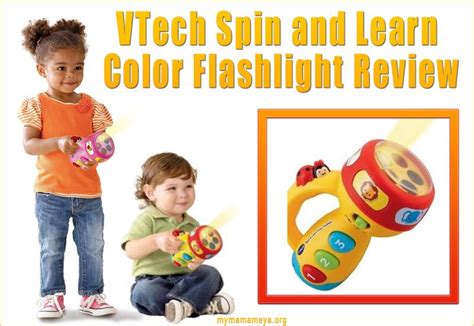 Vtech Spin And Learn Color Flashlight Review Learning Colors Vtech