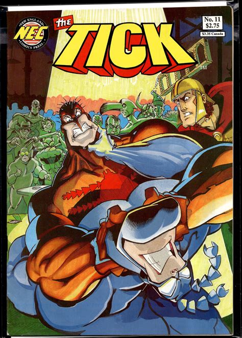 The Tick 11 1992 The Tick Comic Books Modern Age New England
