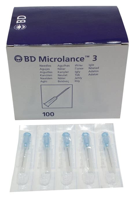 Bd Microlance 3 Needles Sterile Vivomed