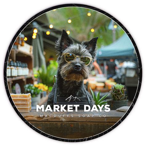 Macduffs Soap Company Shave Soap Market Days Stone Field Shaving