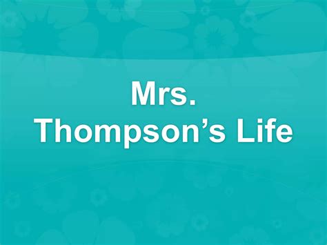 Sequence Example Ppt