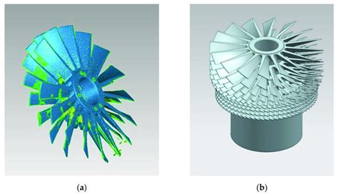Cad Model Of Rotor Reconstruction A Positioning Of The First And
