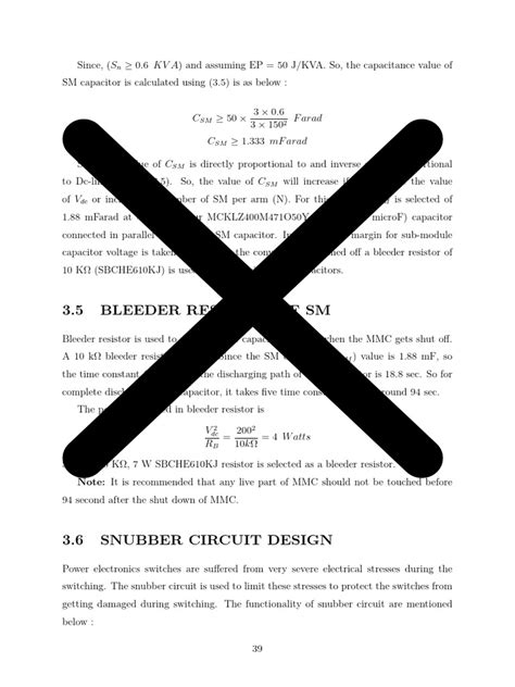 Snubbercircuit Pdf Capacitor Electrical Network