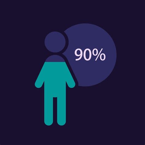 Premium Vector Male Group Infographic Chart Design Template For Dark Theme