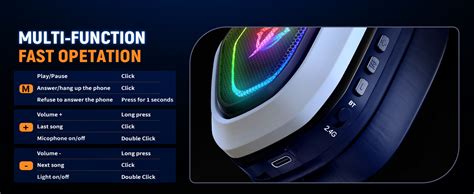 Ozeino 24ghz Wireless Gaming Headset For Pc Ps5 Ps4
