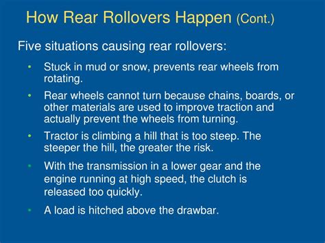 Ppt Rollover Protective Structures On Tractors “ Reasons For Rops