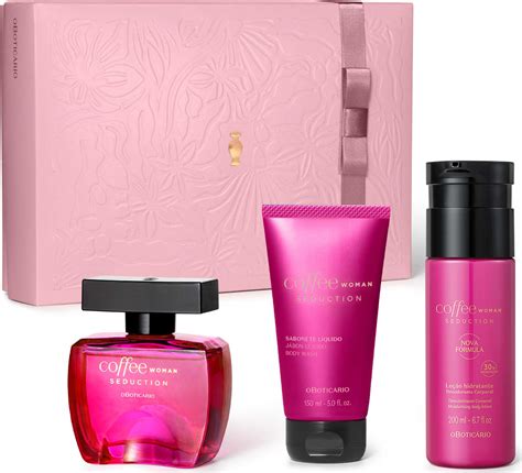 Kit Presente Coffee Woman Seduction 3 Itens O Boticário