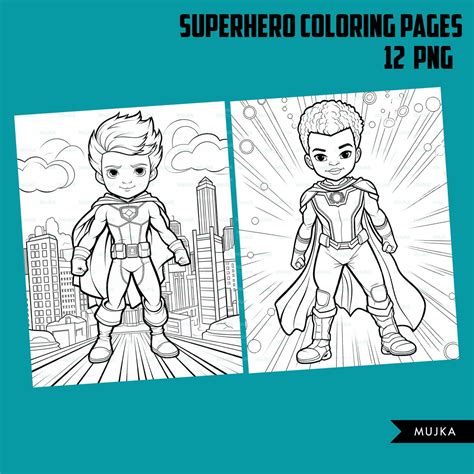 Superheroes Coloring Pages Printable