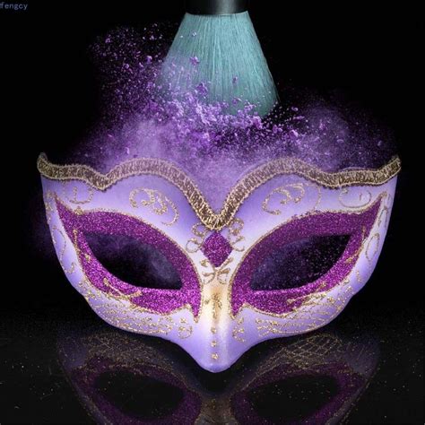 Fengcy Halloween Mask Eye Half Face Plastic Eye Half Face Mask