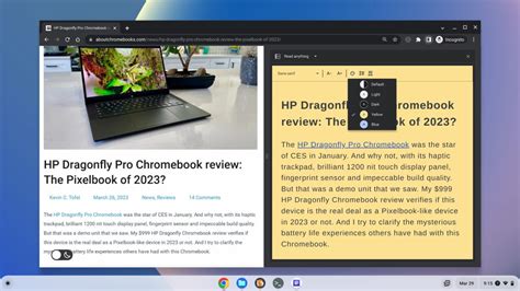 Chromeos Reading Mode Is Getting The Read Aloud Treatment