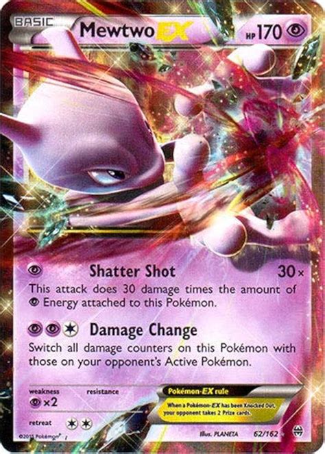 Pokemon Mewtwo Ex Card Mewtwo Ex Xy Evolutions Pokemon