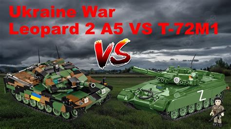 Legocobi Ukraine War Leopard 2 A5 Vs T 72 M1 Animation Youtube