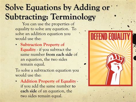 ppt solving equations by adding or subtracting powerpoint