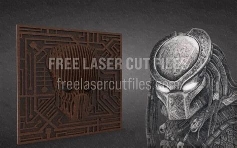Predator Silhouette Laser Cut Dxf Vector Template — Free Laser Cut Files