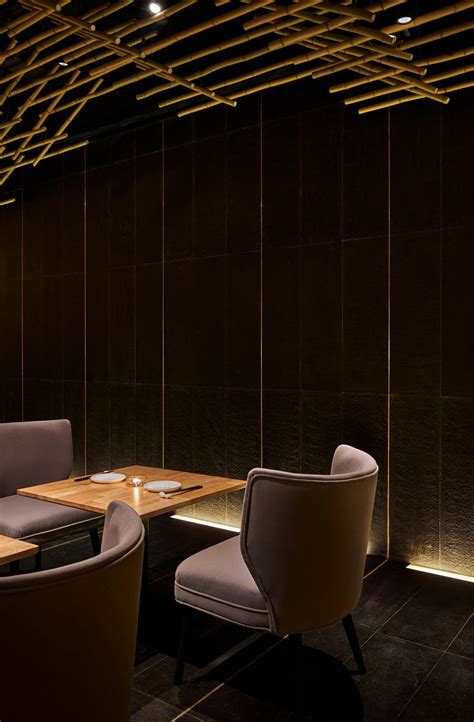 Imafuku Architects Completes Dongshang Bar With Bamboo Surfaces