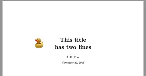 Graphics Place Image And Text In Same Title Line TeX LaTeX Stack Exchange