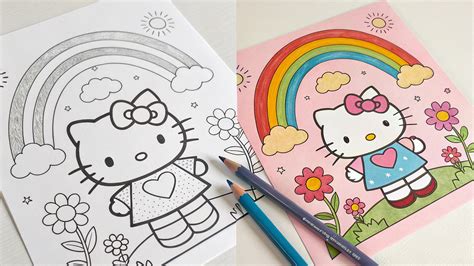 20 Free Printable Hello Kitty Coloring Pages Printable Happy Face