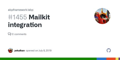 Mailkit Integration · Issue 1455 · Abpframeworkabp · Github