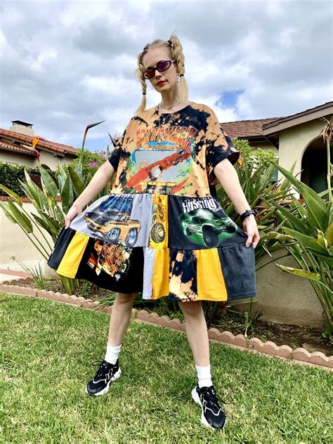 Build Your Own Custom Patchwork T Shirt Dress Lifer