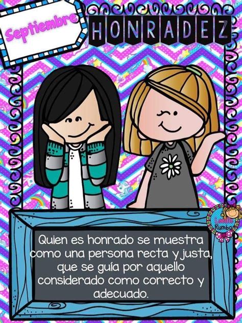 Honradez Honradez Dibujos De Los Valores Honradez Valor