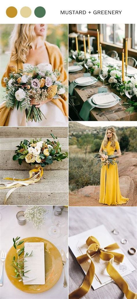 Gorgeous Mustard Fall Wedding Color Scheme Yellow Wedding Theme Fall