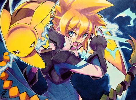 Pikachu And Gunvolt Pokemon And 2 More Drawn By 025aki Danbooru