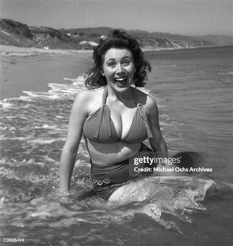 Meg Myles At The Beach On The June 11 1954 In Malibu News Photo