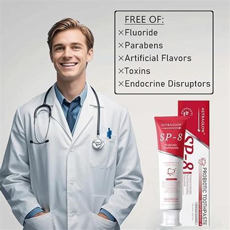 Astraglow Super Probiotic Sp 8 Toothpaste Sp 8 Whitening Toothpaste