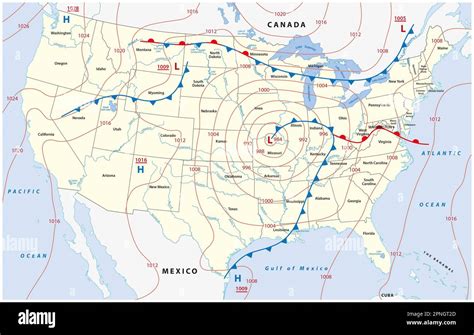 Us Pressure Map Forecast Climate Prediction Center 8 To 14 Day