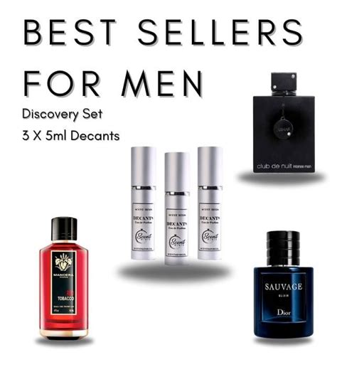 Best Seller For Him Discovery Set Ii 3 X 5 Ml Decants Scent Minis