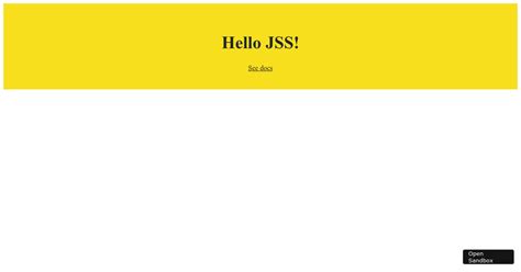 Core Jss Playground Forked Codesandbox