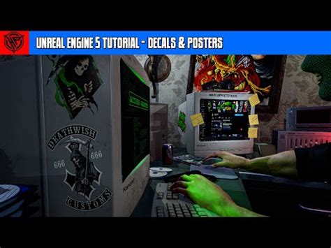 Unreal Engine Tutorial How To Create Your Own Custom Decals And Posters YouTube
