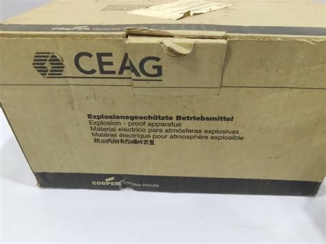 Ceag Ghg7210001r001 Ptb99 Atex1044 Ip66 Explosion Proof Ex E Terminal