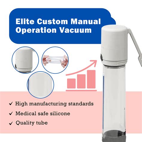 Elite Custom Manual Operation Medical Grade Vacuum Erection Device For