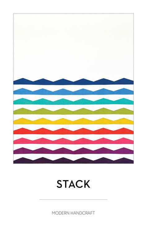 Stack Quilt Pattern By Modern Handcraft Wholesale By Hantex Ltd Uk Eu
