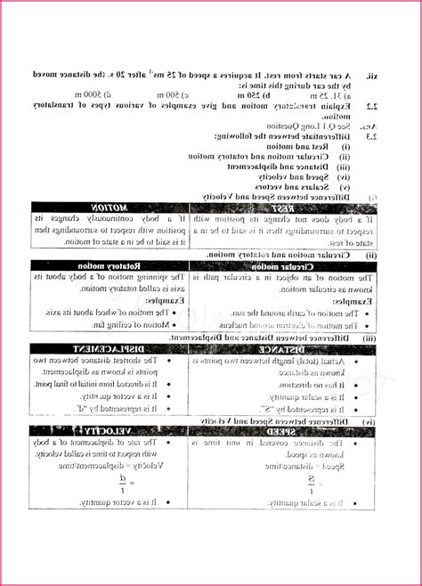 Class 9 Notes Physics Kinematics Notes 65378 Fabtemplatez