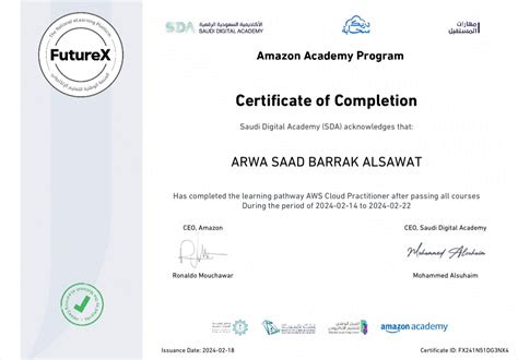Arwa Alsawat On Linkedin Saudidigitalacademy Amazonacademy