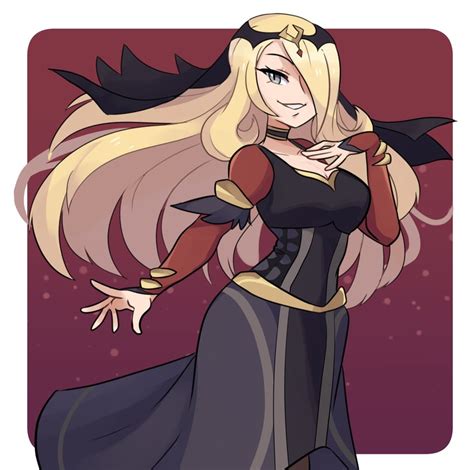 Cynthia Pokemon And 1 More Drawn By Missandydandy Danbooru